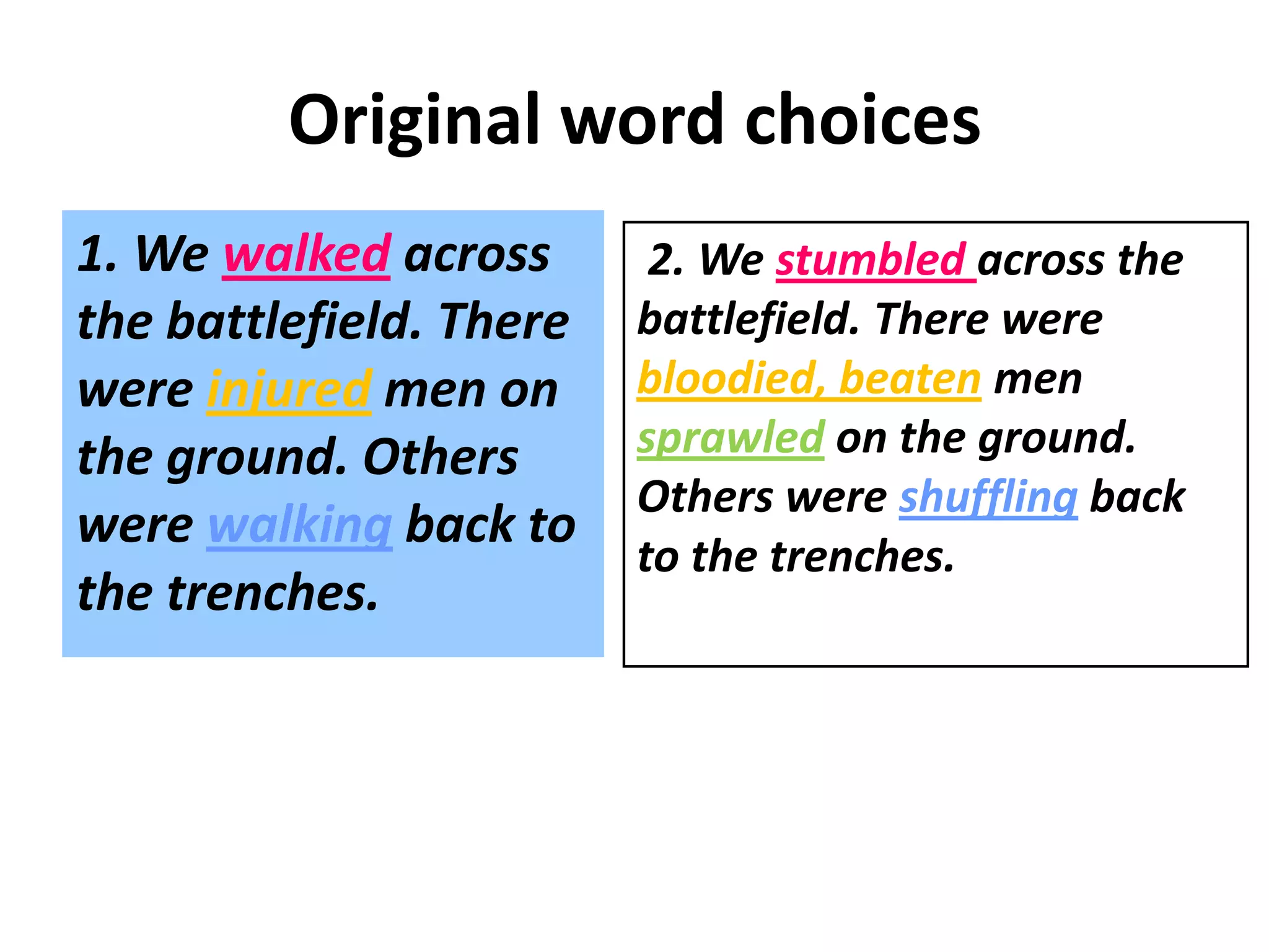 Language for creative writing | PPTX