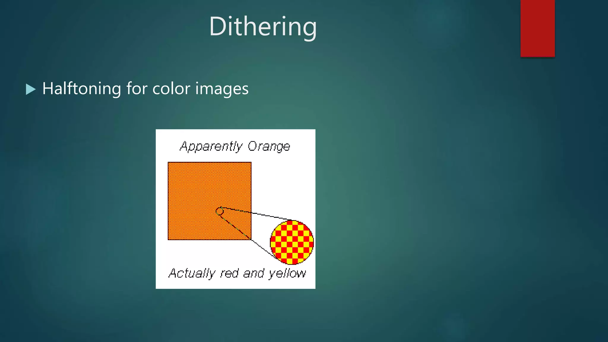 Halftoning in Computer Graphics | PPTX