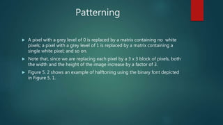 Halftoning in Computer Graphics | PPTX