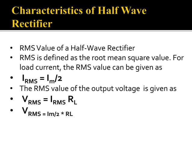 Halfwave and full wave rectificaton | PPTX | Computer Networking | Computing