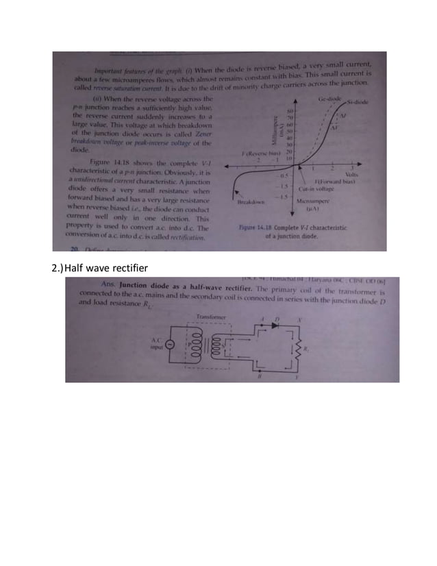 Half wave rectifier | DOCX