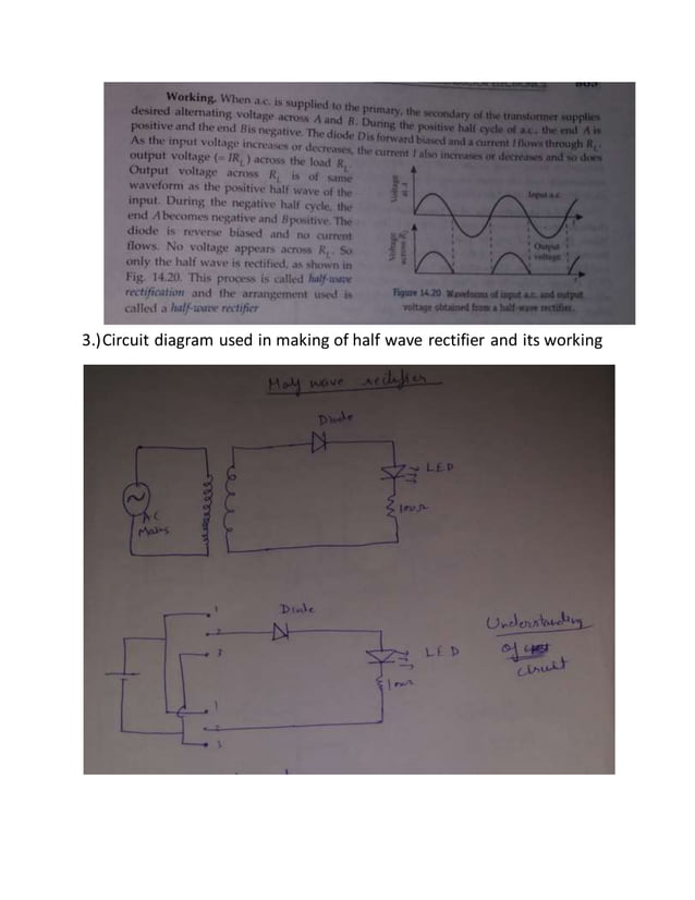 Half wave rectifier | DOCX