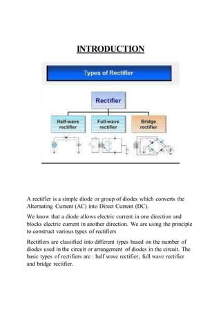 Half wave rectifier | DOCX