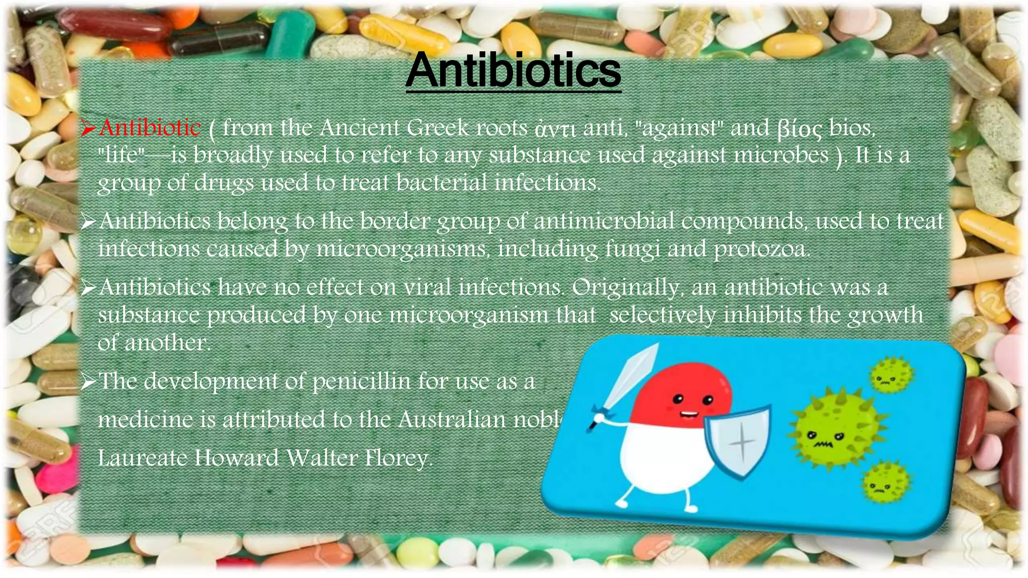Antibiotics, Use and Misuse | PPTX