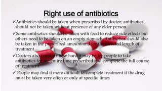 Antibiotics, Use and Misuse | PPTX