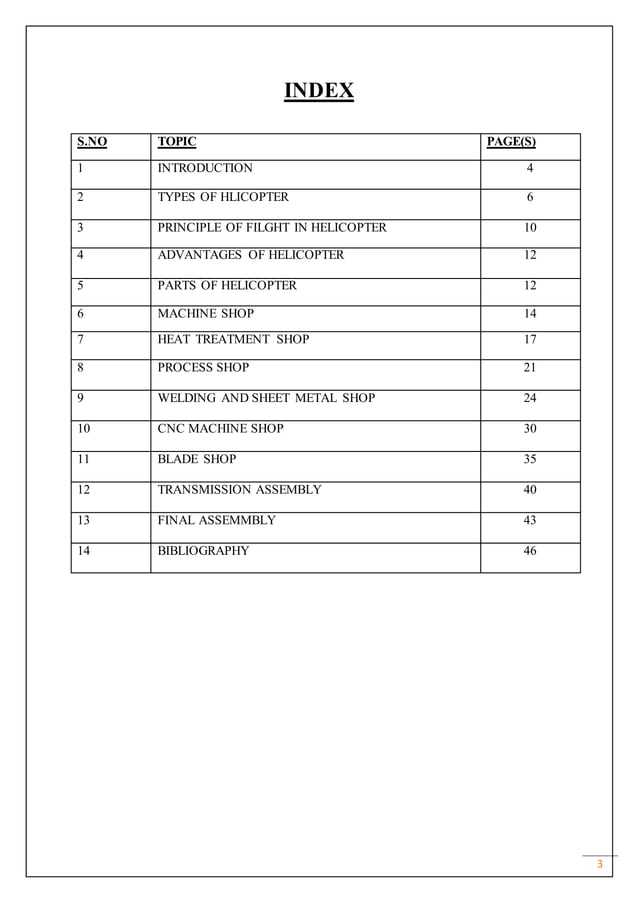 Hal helicopter division report | DOCX