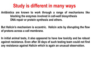 Halicin antibiotic | PPTX