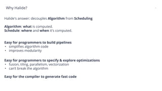 Halide tutorial 2019 | PPT