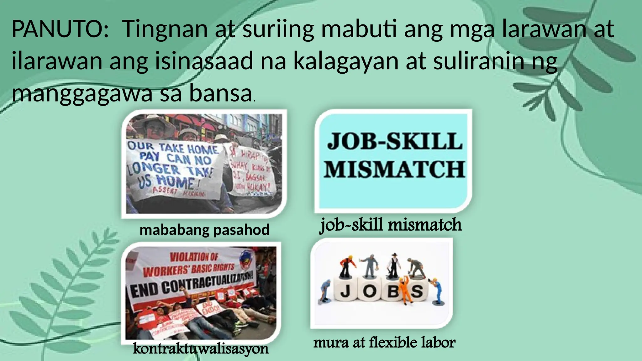 Haligi ng Disenteng Paggawa.ARAL.PAN 10.pptx