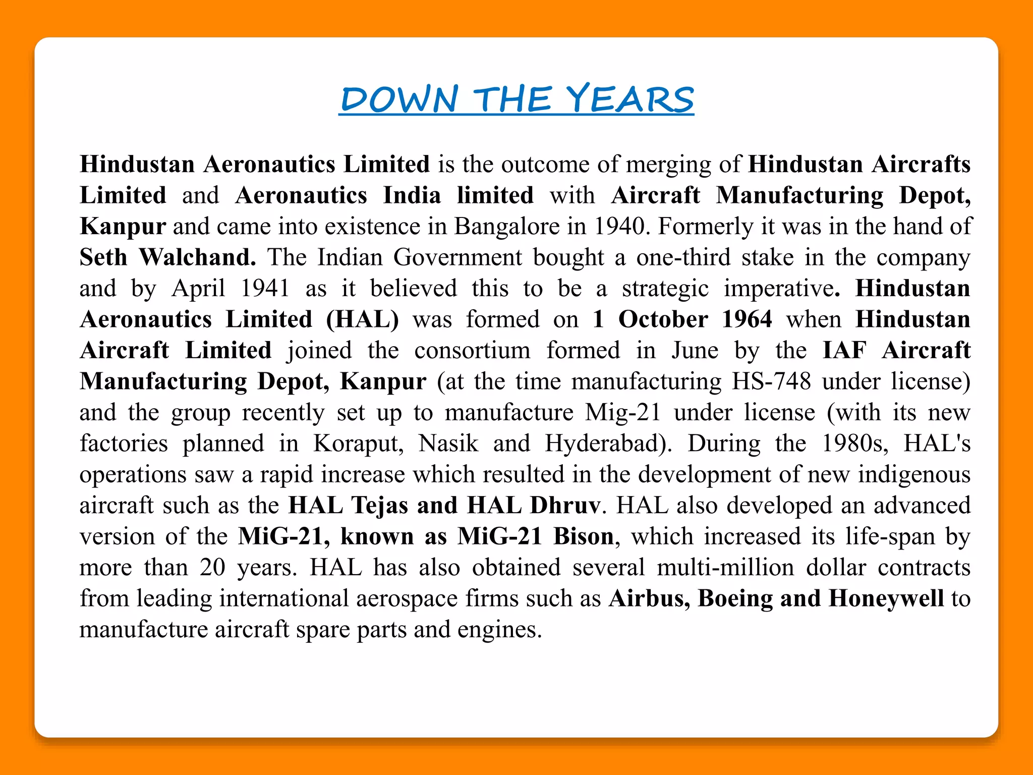 TRAINING REPORT ON HAL IJT & DORNIER | PPTX