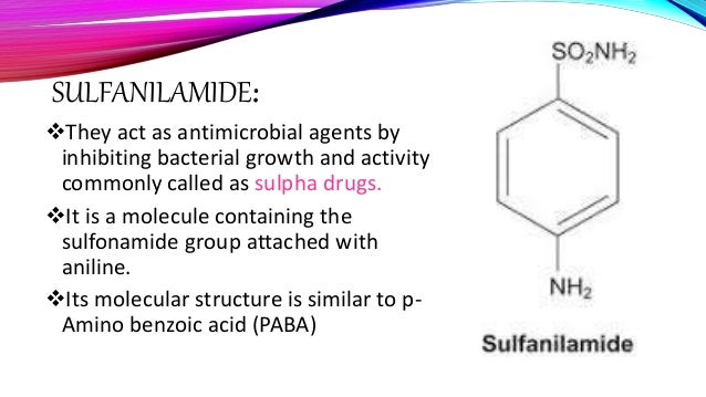 Anti-Bacterial Sulfanilamide