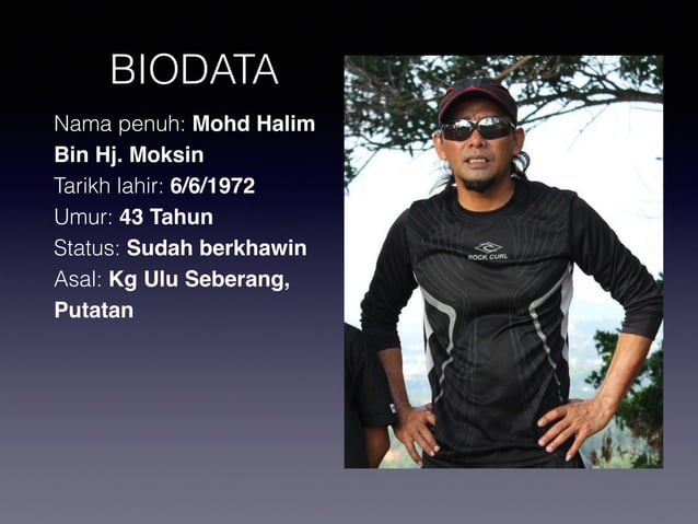 SENIMAN SABAH, Halim batak | PPT