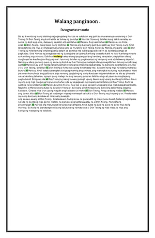 HALIMBAWA NG MAIKLING KWENTO | DOCX