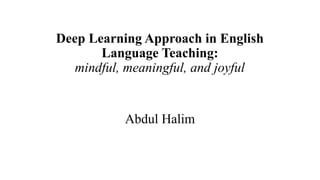 PPT_Deeplearning in teaching process.pptx
