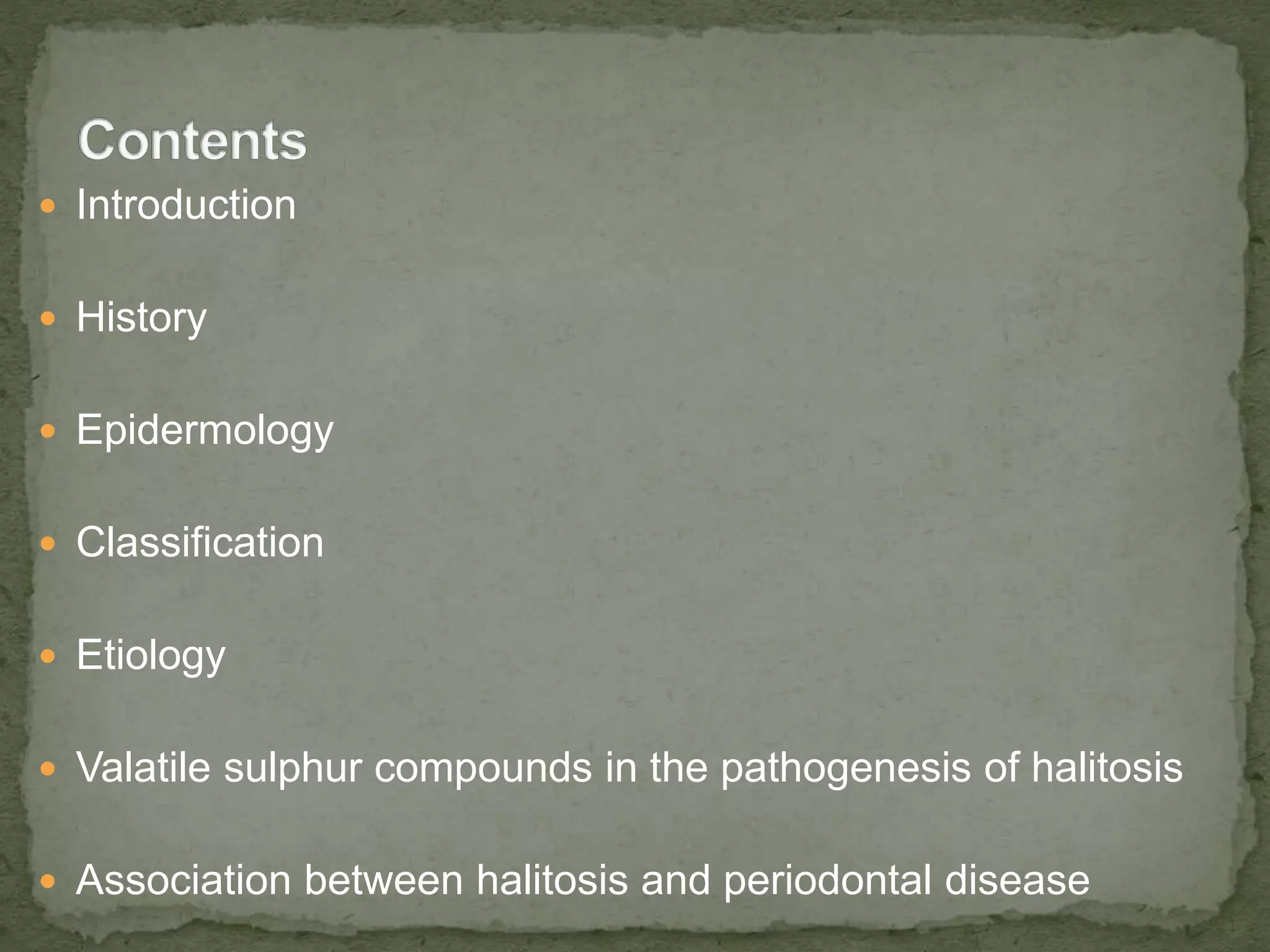Haliotosis | PPTX