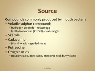 Halitosis | PPTX