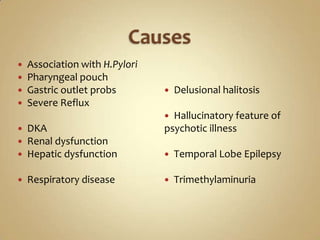 Halitosis | PPTX