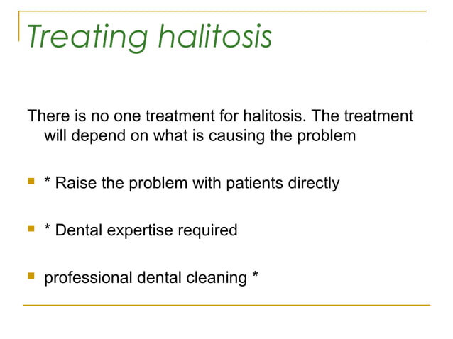 Halitosis | PPT