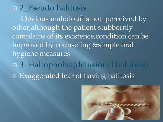 Halitosis | PPTX | Oral care | Personal Care