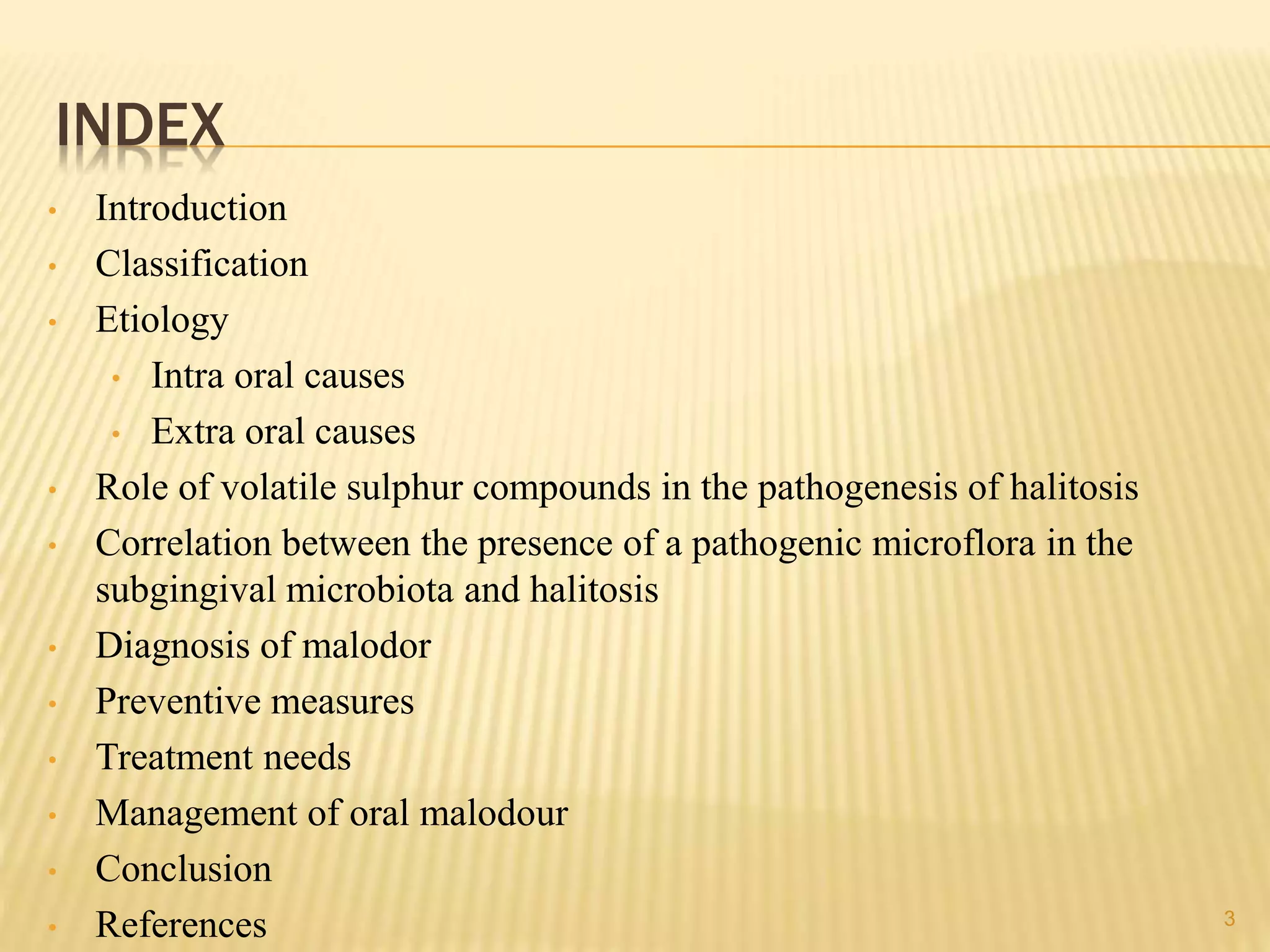 Halitosis | PPTX