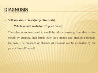Halitosis | PPTX