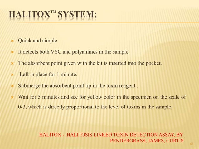Halitosis | PPTX | Dental Health | Diseases and Conditions