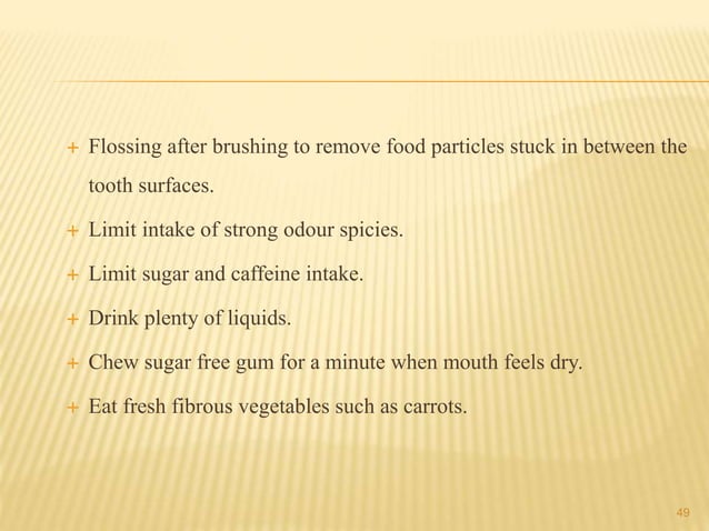 Halitosis | PPTX | Dental Health | Diseases and Conditions