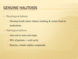 Halitosis | PPTX