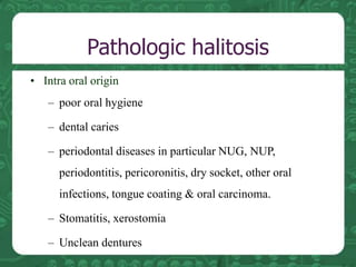 HALITOSIS (Dr.SUBAIR) | PPT