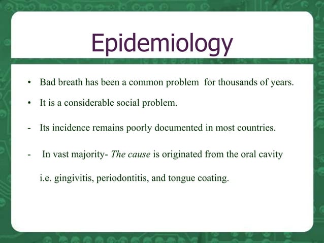 HALITOSIS (Dr.SUBAIR) | PPT