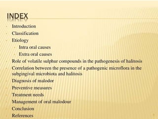 Oral Halitosis (Bad Breath) and its management.pptx