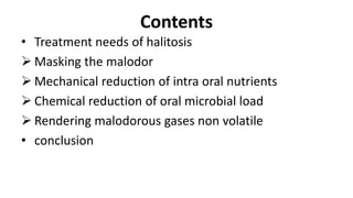 Halitosis ppt | PPTX