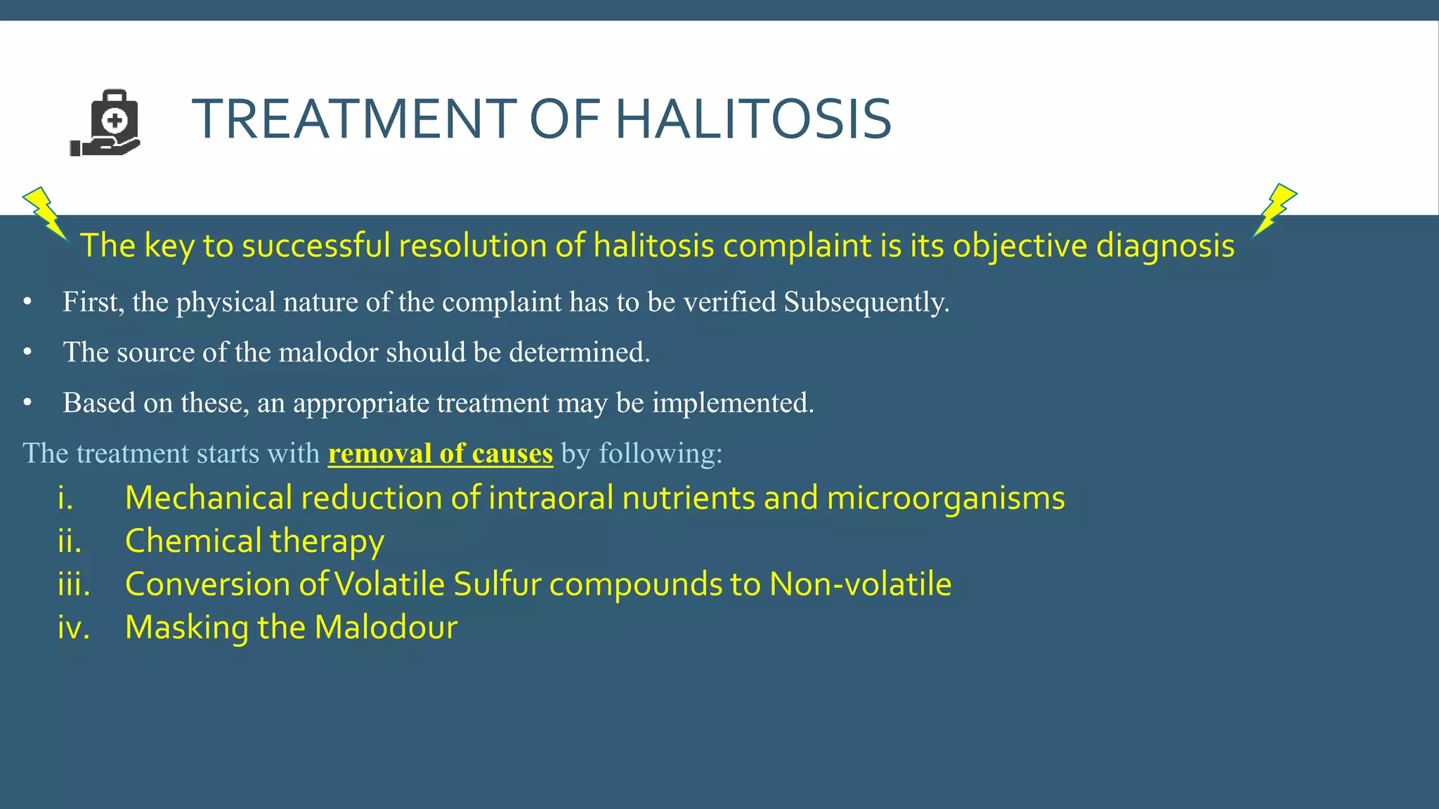 Halitosis - bad breath presentation | PPTX