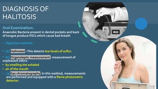 Halitosis - bad breath presentation | PPTX