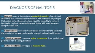 Halitosis - bad breath presentation | PPTX