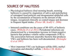 Halitosis | PPTX