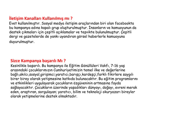 Halkla İlişkiler Projesi Ödevi | PPTX