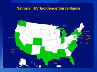 Evaluating the National HIV/AIDS Strategy with Surveillance Data | PDF