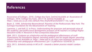 Enhancing Scholarship in college Higher Education | PPT