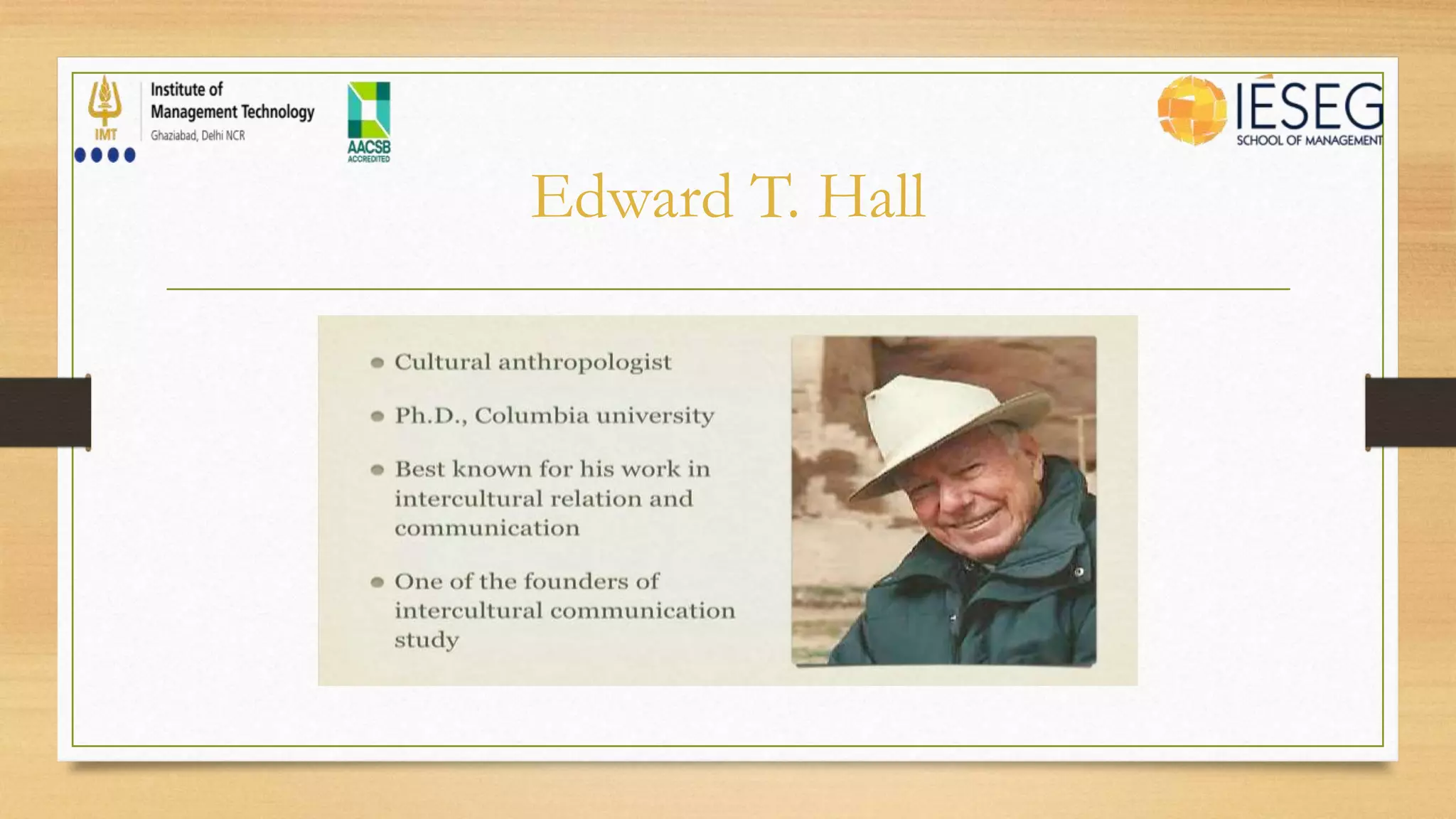 Halls Cultural Framework | PPTX