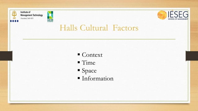 Halls Cultural Framework | PPTX