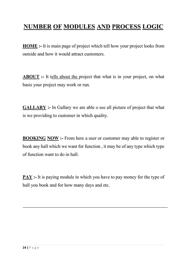 Hall booking system project report .pdf