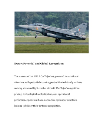 HAL LCA Tejas_ A Triumph of Indian Aviation.pdf