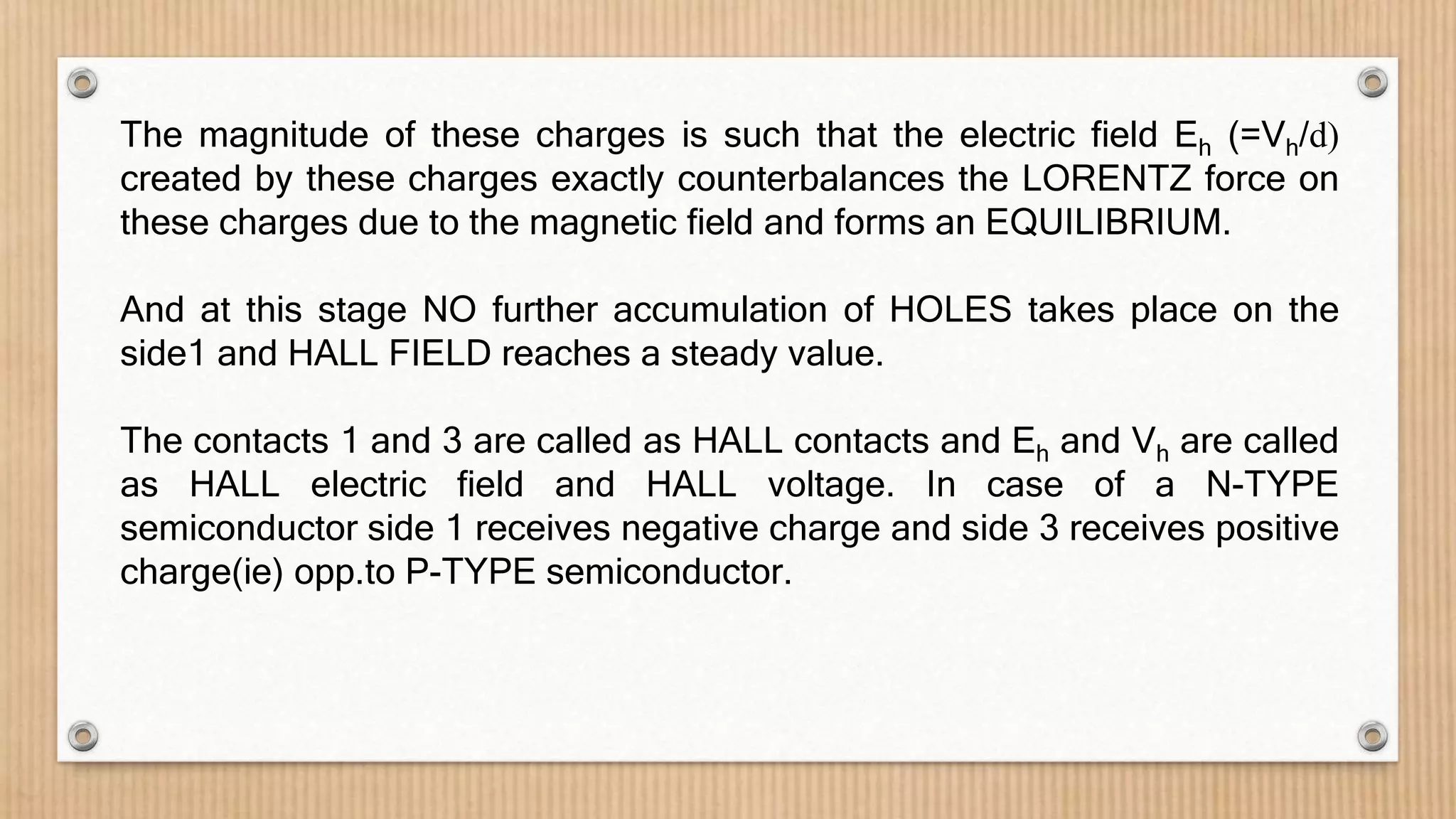 HALL effect - SemiConductors - and it's Applications - Engineering ...