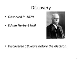 Hall effect | PPT