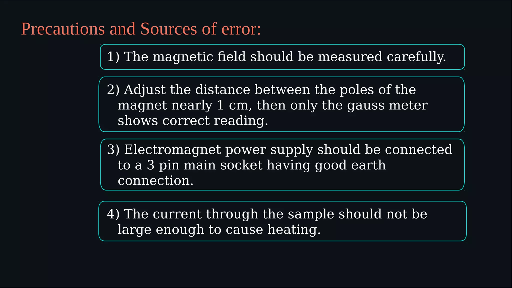 Hall Effect Experiment | PDF