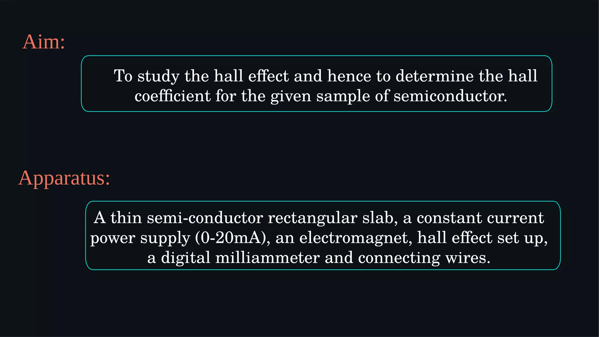 Hall Effect Experiment | PDF