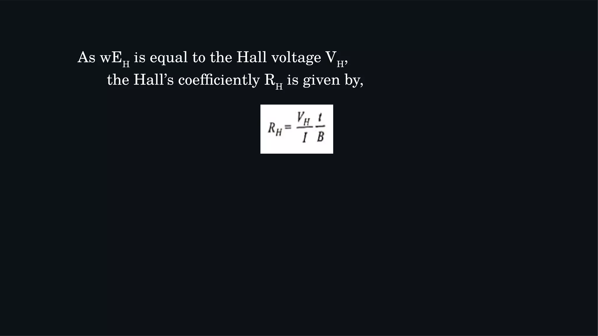 Hall Effect Experiment | PDF