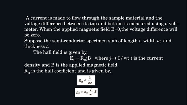 Hall Effect Experiment | PDF | Physics | Science