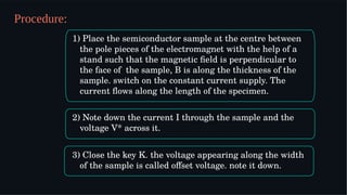 Hall Effect Experiment | PDF